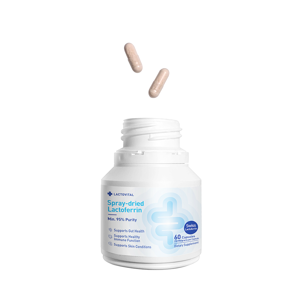 Lactoferrin Capsules 250mg | Immunity & Gut Care | 60 capsules – Lactovital